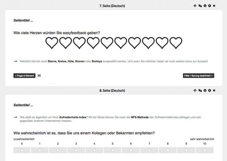 Umfrage-Tool: Umfrage erstellen bis auswerten | Funktionsübersicht