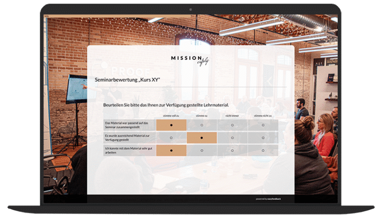 Seminar-Feedback | Fragebogen Vorlage & Muster