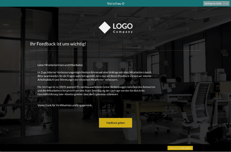 Erste Schritte: Umfrage-Design | easyfeedback - Hilfe-Center