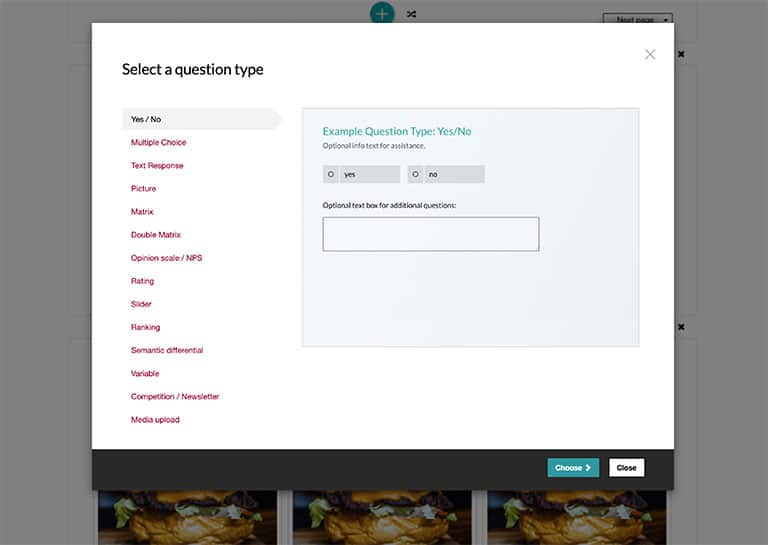 Create & conduct free questionnaires here!