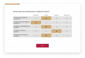 Feedback-Tool für Events, Veranstaltungen & Seminare